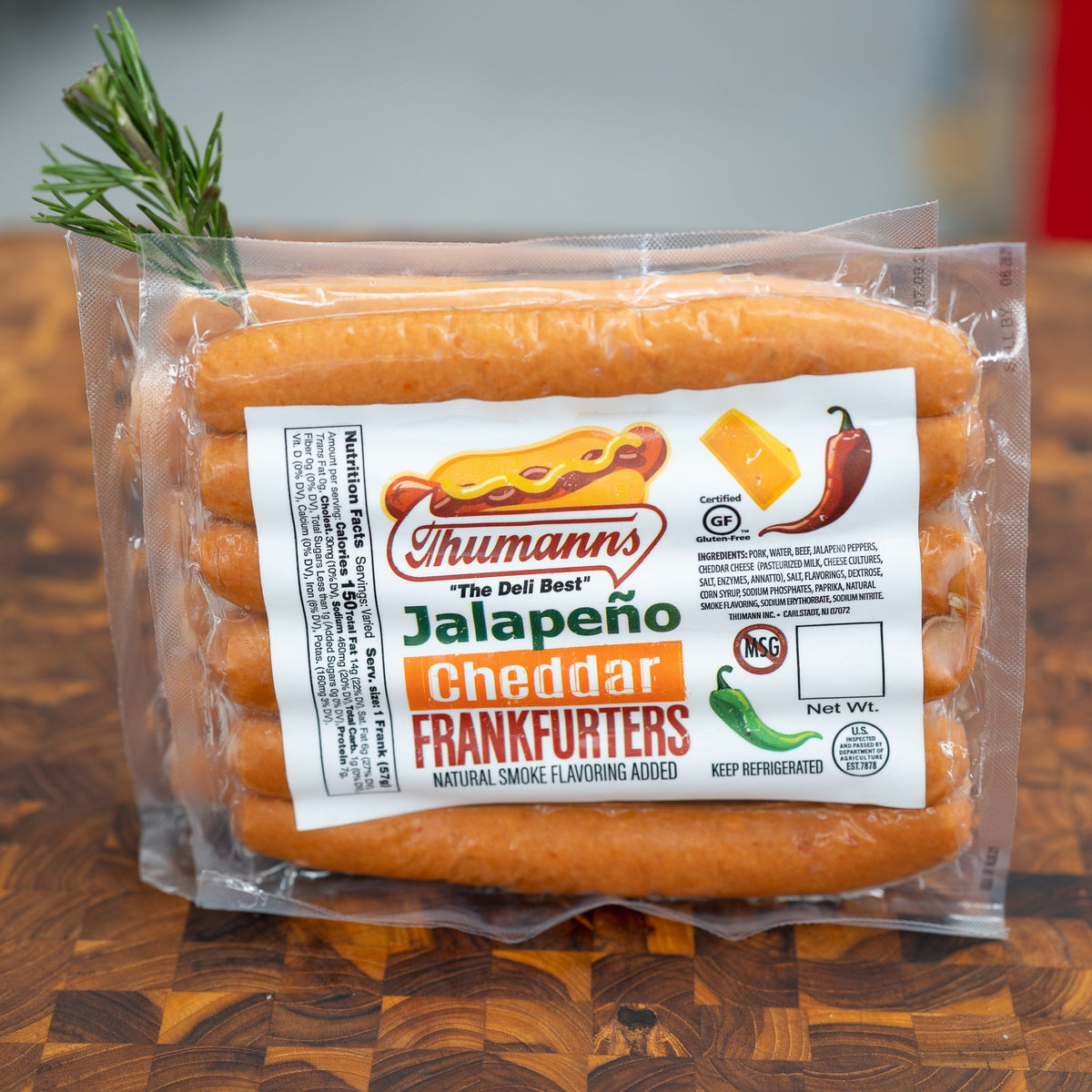 Thumanns Jalapeño Cheddar Frankfurters – Marconda's