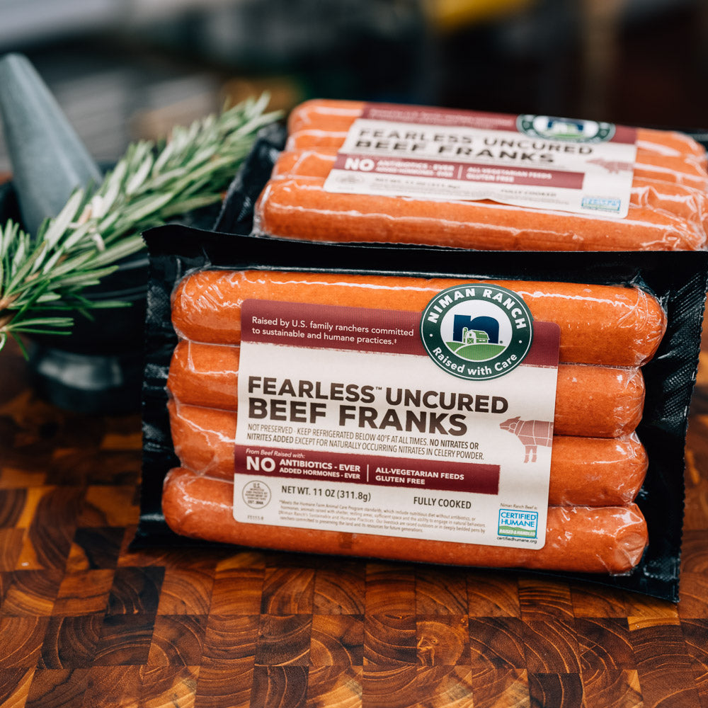 Niman Ranch Fearless Uncured Beef Franks – Marconda's
